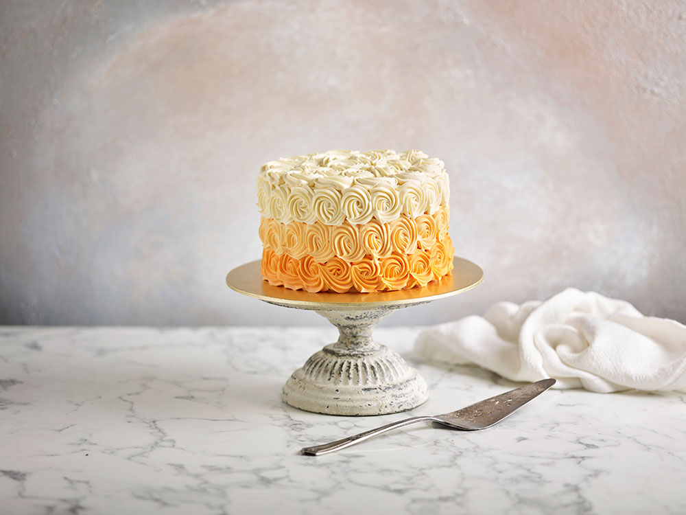 Buttercream Rosette Cake - Home's Favourite